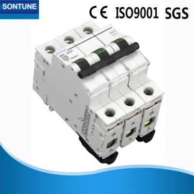 China ST61 White Two Pole Circuit Breaker 400V With Adjustable Action Value for sale