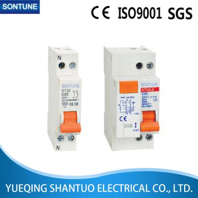China Magnetic Residual Current Circuit Breaker 4.5KA Overcurrent Protection RCBO for sale