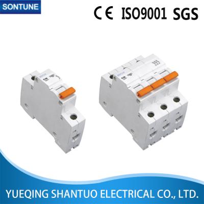 China IEC60898 4 Pole MCB Circuit Breaker 63A 10kA for Industrial Commercial Use for sale