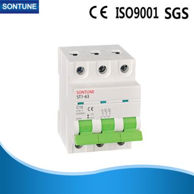China Magnetic Miniature Circuit Breakers 3P 400V Short Circuit Protection for sale