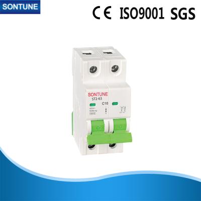 China Current Limit 2P Automotive Circuit Breaker Electrical Type C MCB for sale