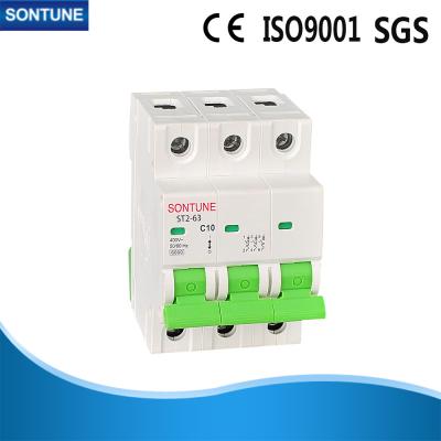 China White Plastic MCB Circuit Breaker Light Weight Low Voltage IP20 Protection for sale