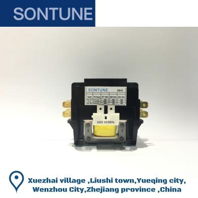 China Black Fixed Air Conditioning Contactor 24V Coil 40 Amp for Carrier Replacement Parts for sale