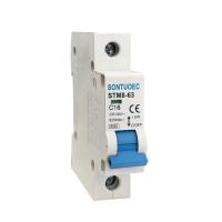 China STM8-63 63A 2P 4P AC MCB Circuit Breaker 6KA IEC 60947-1 Din Rail for sale
