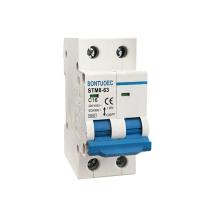 China STM8-63 63A 2P 4P AC MCB Circuit Breaker 6KA IEC 60947-1 Din Rail for sale