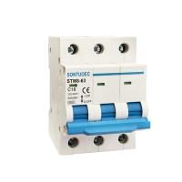 China STM8-63 63A 2P 4P AC MCB Circuit Breaker 6KA IEC 60947-1 Din Rail for sale
