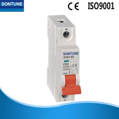China Light Weight Electrical MCB Circuit Breaker Miniature High Breaking Capacity for sale