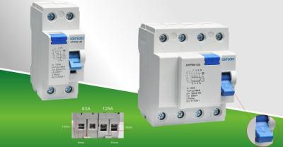 China STFP60-125 125A 2P 4P 230/400V RCCB Circuit Breaker A AC Model IEC61008 for sale