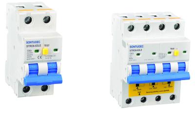 China STRO6-63LE Electronic RCBO Circuit Breaker 2P 4Pole 230V 400V 50/60Hz CE Certified for sale