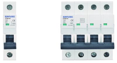China SONTUOEC PA66 Transparent Cover MCB Circuit Breaker 6kA 230V Short Circuit Overload Protection for sale