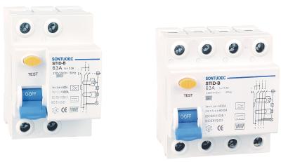 China RCCB Circuit Breaker 2P 4P 25A 63A Residual Current Device with CE CB SAA Approval for sale