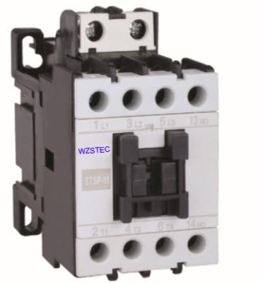 China 3 Pole Magnetic Motor Contactor 220V DC Coil with Timer Fixed Installation for sale