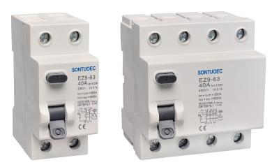 China STEZ9-63L Electronic Magnetic Residual Current Device 63A 30mA AC Type Circuit Breaker for sale
