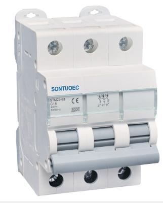 China C Type AC Electrical Switch 35mm MCB Circuit Breaker 6kA 230V for sale