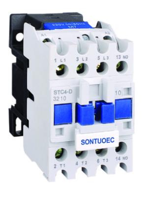 China ST1-3210 Industrial 4 Pole Lighting Contactor 40A Din Rail AC Power Contactor for sale