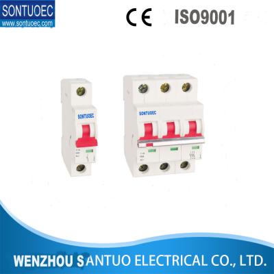 China SL7-63 Series 3 Pole Miniature Circuit Breaker MCB 63A CE CB SAA ISO9001 for sale