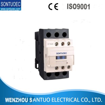 China PA66 Din Rail AC Contactor , White Electrical Single Pole 24V Contactor for sale