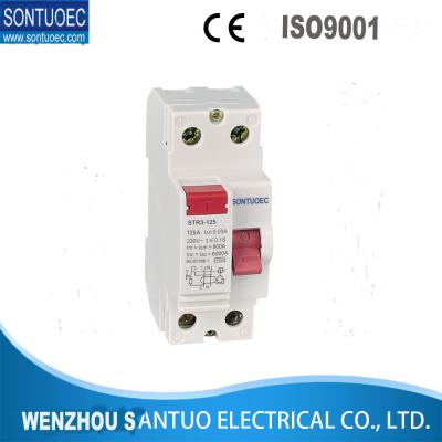 China 100A STS White Residual Current RCCB Circuit Breaker Double Pole 230V Single Phase for sale