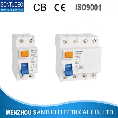 China IEC 61008 STID-63 6kA RCCB 2 Pole 230V Residual Current Circuit Breaker for sale