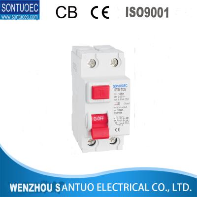 China AC Din Rail Plug IEC 61008 Standard RCCB Circuit Breaker for sale