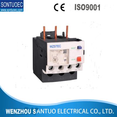 China Dust Proof Single Phase Thermal Overload Relay 16A Fixed Install Plastic for sale