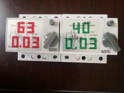 China 32A 40A 63A 100A 2 Pole Rccb Residual Current Circuit Breaker for sale
