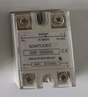 China DC to AC Single Phase Solid State Relay 40A 480VAC SSR for Industrial Control for sale
