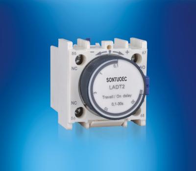 China PA66 3 Pole 150A Time Delay Auxiliary Contactor Block 220V AC for sale