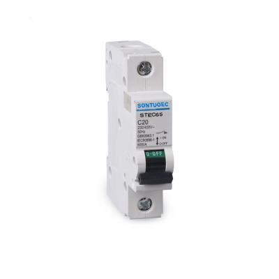 China Flame Retardant Din Rail 63A 10kA MCB Circuit Breaker for sale