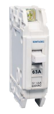 China Sontuoec MCB Din Rail Circuit Breaker 120V 1P 6kA Airports for sale
