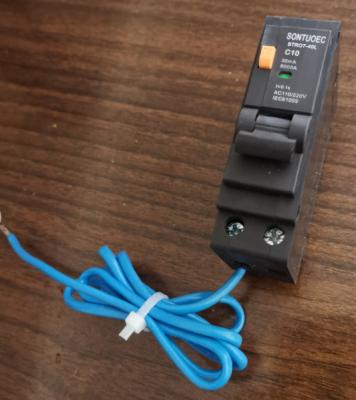 China Plug In Type 6KA Single Phase RCBO Circuit Breaker Sontuoec for sale