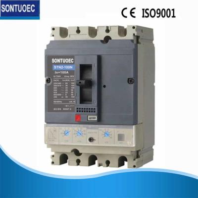 China Molded Case Circuit Breaker MCCB 3 Pole 100A 25kA 415V AC Thermal Magnetic for sale