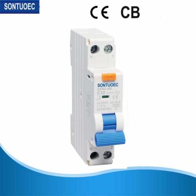 China 18MM 6KA RCBO Circuit Breaker With Overcurrent Protection for sale
