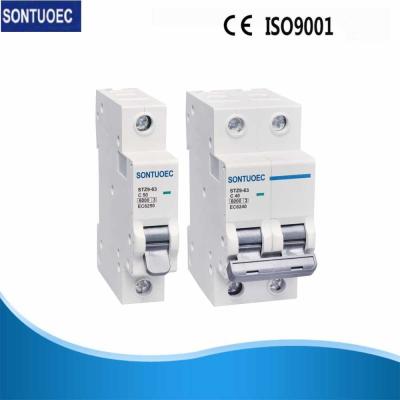 China 35mm DIN Rail Miniature Circuit Breaker 63Amp 400V for sale