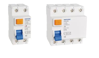China Isolation 4P RCCB Magnetic Residual Circuit Breaker 6kA 63A for sale