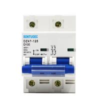 China DZ47-125 2 Pole 63A MCB Circuit Breaker 6KA Din Rail Installation IP20 for sale