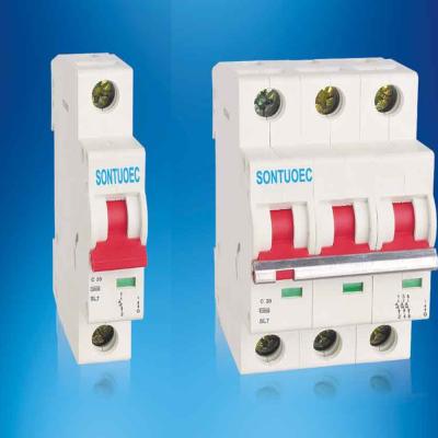 China Sontuoec 10kA MCB Circuit Breaker 3 Pole IEC60898 AC DC Miniature for sale