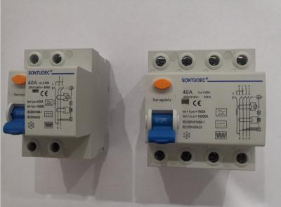 China B Type RCCB Residual Current Circuit Breaker Electromagnetic 30mA 40A for EV Charging for sale