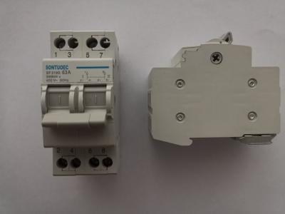China Sontuoec 2P 63A Manual Change Over Switch Electrical Isolator MCB Type for sale