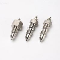 China Chain Grease Gun Nozzle Stainless Steel Excavator Parts Tension Cylinder Coupler for sale