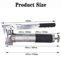 China Adjustable Rod Type Hand Grease Gun , Manual Low Pressure Grease Gun for sale