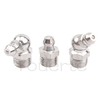 China Iron Straight Grease Gun Nipple Metric Threaded M10 Grease Nipple for sale