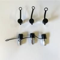 China Dust Cap Grease Gun Nozzle Tip Lengthening 15000psi Button Head Coupler for sale