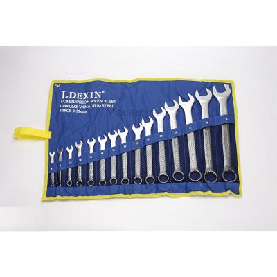 China 12pcs 72 Tooth Spanner Wrench Set Two Way Chrome Vanadium Metric Combination Car Repair Tools for sale