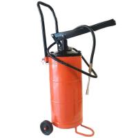 China 15l Trolley Hand Operated Grease Pump Wheel Manual Dispenser for sale