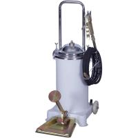 China Wheeled Manual Grease Lubricator Pedal Pump Foot Step Oiler Operated grease pump for sale