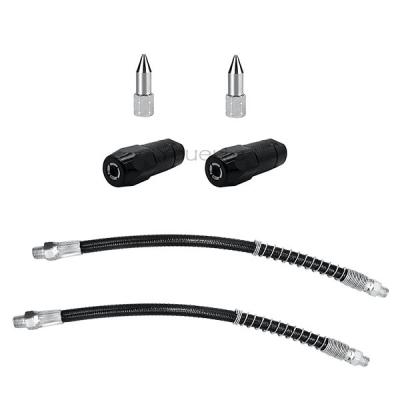 China Coupler Nozzle Grease Gun Accessories Kit 4 Jaw Grease Line Hose 1/8