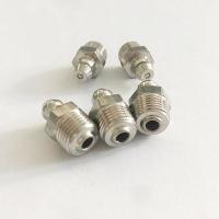 China Iron Straight Grease Gun Nipple Metric Threaded M10 Grease Nipple for sale