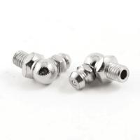 China 90 Degree Lubricating Grease Gun Nipple M10 Hydraulic Fitting for sale