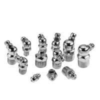 China M12 Threaded Grease Nipple Fittings Straight Hydraulic Stainless Steel For Cars for sale